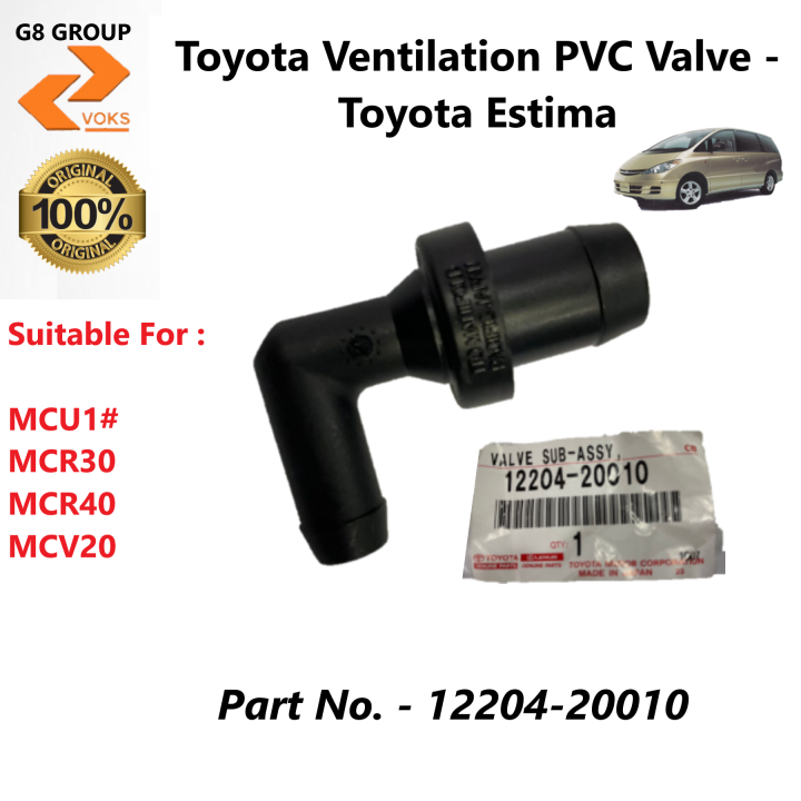 Toyota Ventilation Valve PVC - Toyota Estima ( 12204-20010 ) | Lazada