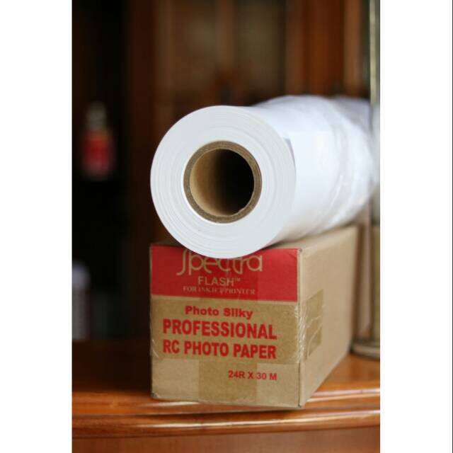 PAPER FOTO SPECTRA SILKY 24 INCH 30 METER / PAPER PLOTER ROLL | Lazada ...