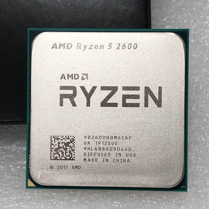 AMD Ryzen 5 2600 R5 2600 3.4 GHz 65W Six-Core Twelve-Core CPU Processor ...