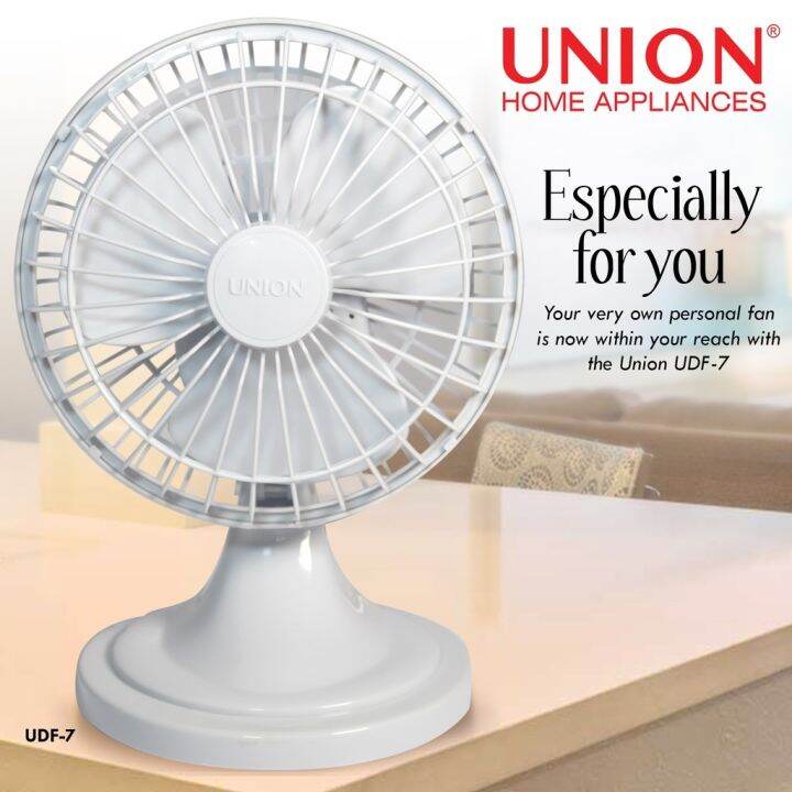 Union UDF-7 7-inches Mini Desk Fan fan | Lazada PH