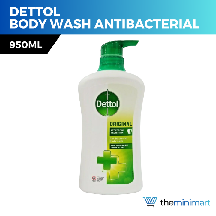 Dettol Antibacterial Body Wash 950ml Original Pump Bottle Liquid
