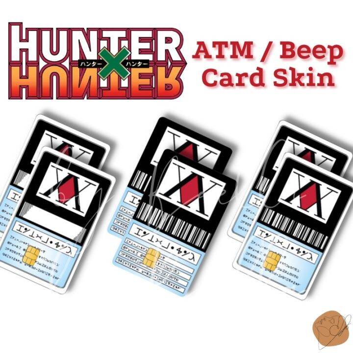 Hot Hunter License ATM / Debit / Credit / Beep Card Skin HunterxHunter ...