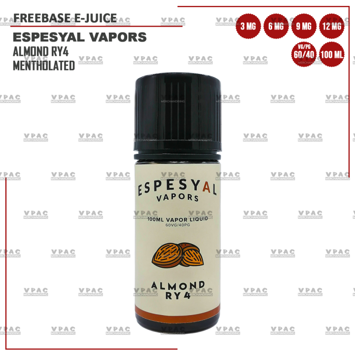 Espesyal Vapors 100ML Almond RY4 (3 MG, 6 MG) | Lazada PH