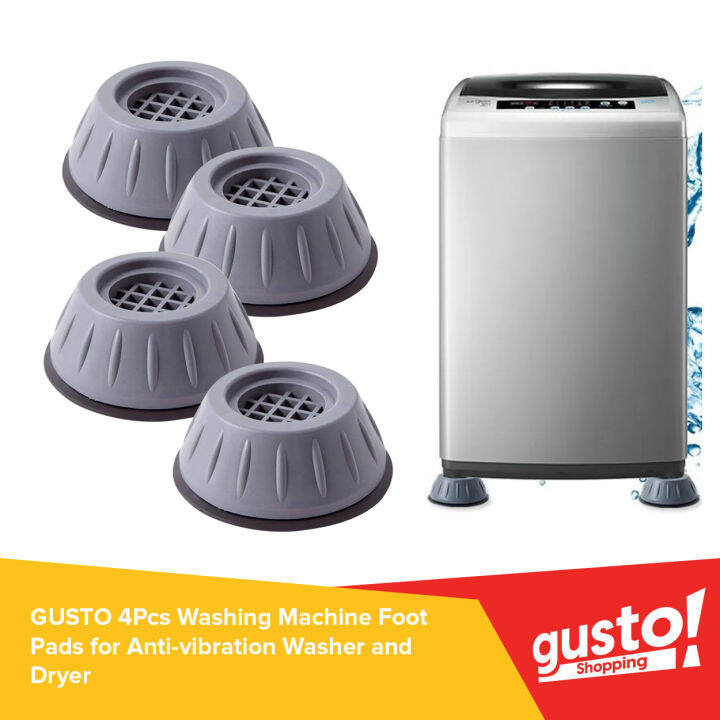 Gusto 4Pcs Washing Machine Foot Pads for Anti-vibration Washer and ...
