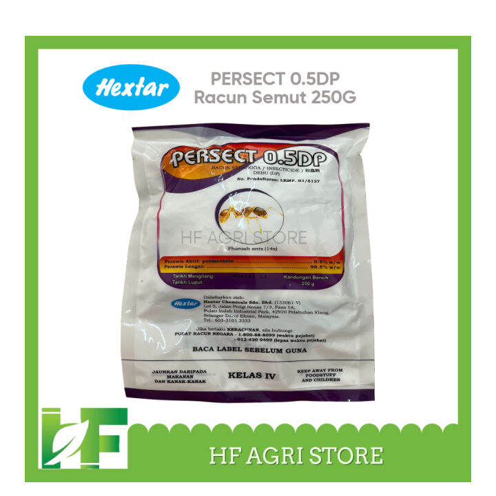 Hextar Persect 0.5DP - 250g - Racun Serangga / Racun Semut ...