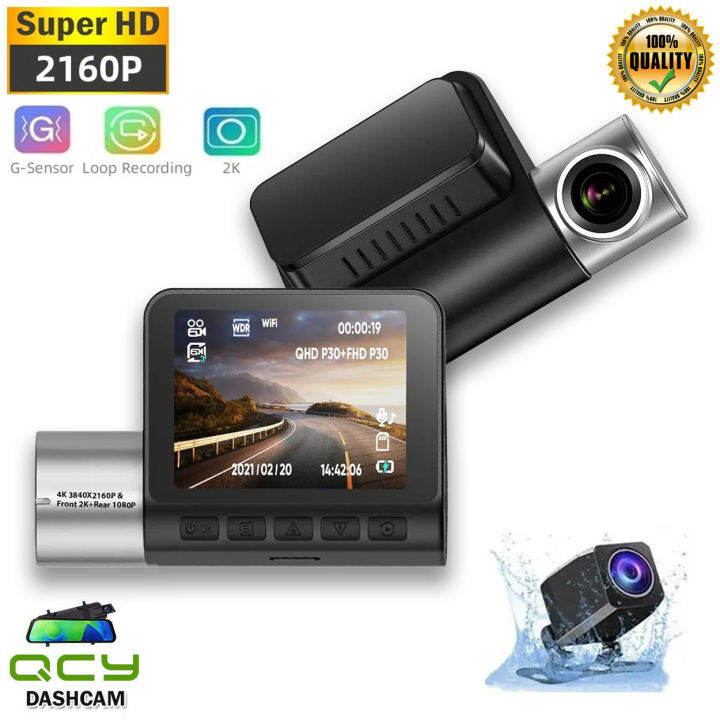 A700+ High Quality 4K WIFI Car Back Box 2inch Screen Full HD 2160P Dvr Dual Lens Dashcam With ...