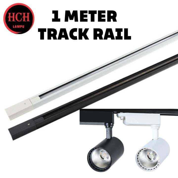 HCH Lampu 1M Track Rail for Track Light Railing Frame Fitting Track ...