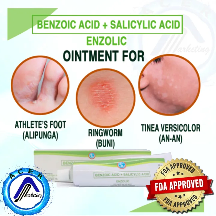 ENZOLIC Benzoic Acid+Salicylic Acid(Generic of Dermalin Whietfield's ...