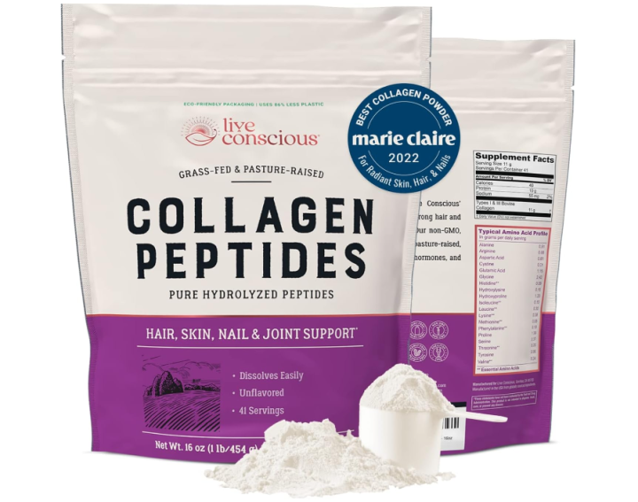 Collagen Peptides Powder - Naturally-Sourced Hydrolyzed Collagen Powder ...