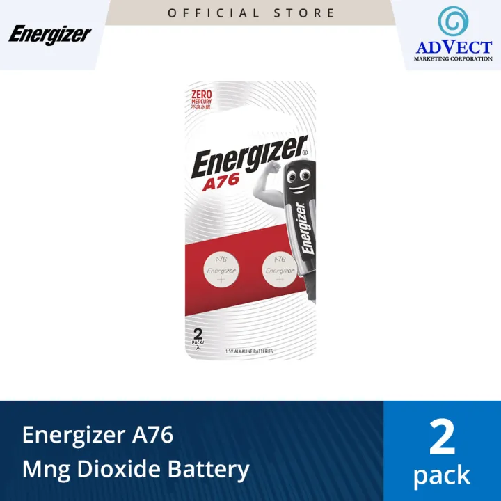 Energizer A76 Mng Dioxide Blister Battery Pack of 2 | Lazada PH