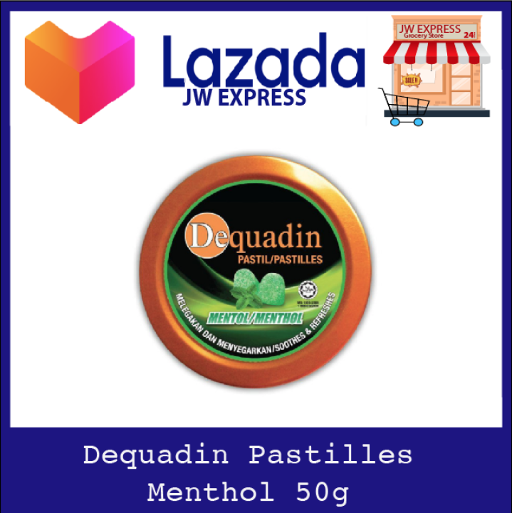 Dequadin Pastilles Menthol 50g | Lazada