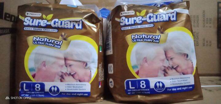 ADULT DIAPER PULL UPS (LARGES) SUREGUARD 8 PCS AS PACK | Lazada PH