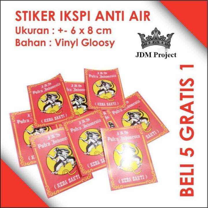 Stiker Viral STIKER IKSPI KERA SAKTI ANTI AIR BELI 5 GRATIS 1 | Lazada Indonesia