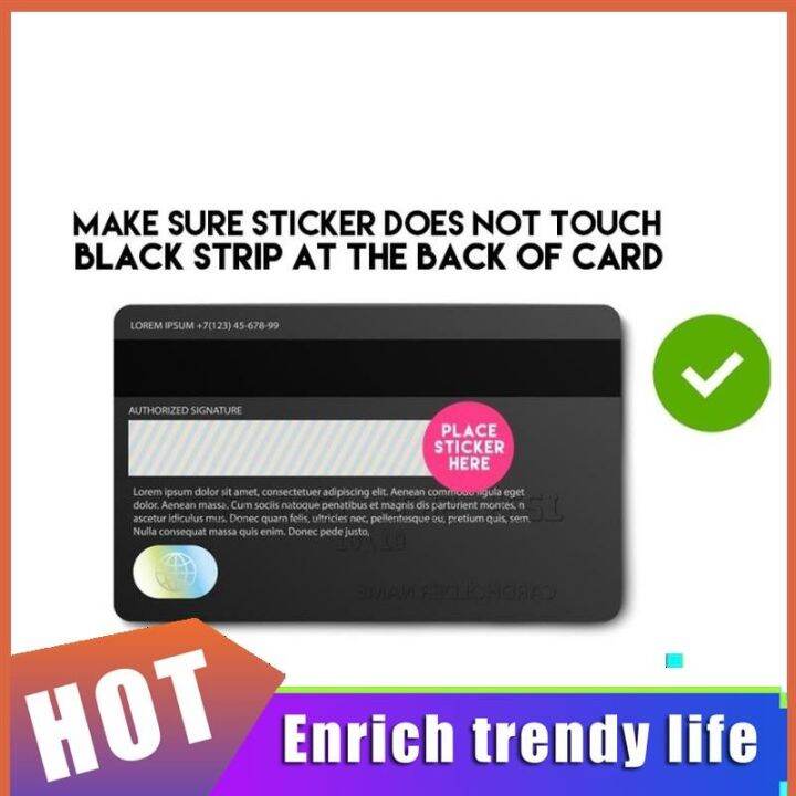 ATM cards/credit cards CVV protection/Warranty void label stickers ...