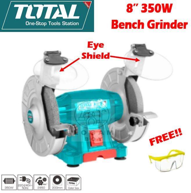 TOTAL 8'' BENCH GRINDER 200mm 150mm TBG15015 TBG35020 HEAVY DUTY | Lazada