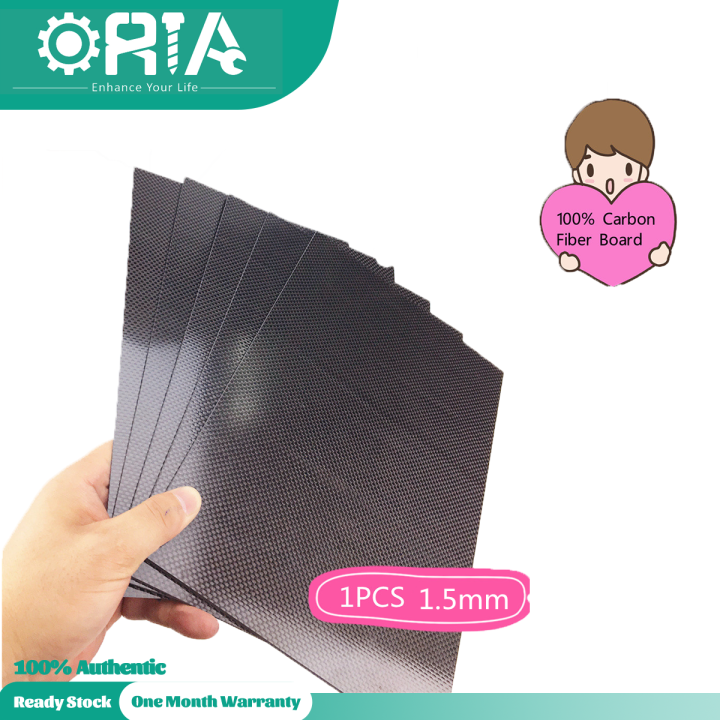 (1PCS) ORIA 3K Full Carbon Fiber Board 23*17cm Carbon Fiber Laminate Plate Panel Sheet 0.5mm/1mm ...