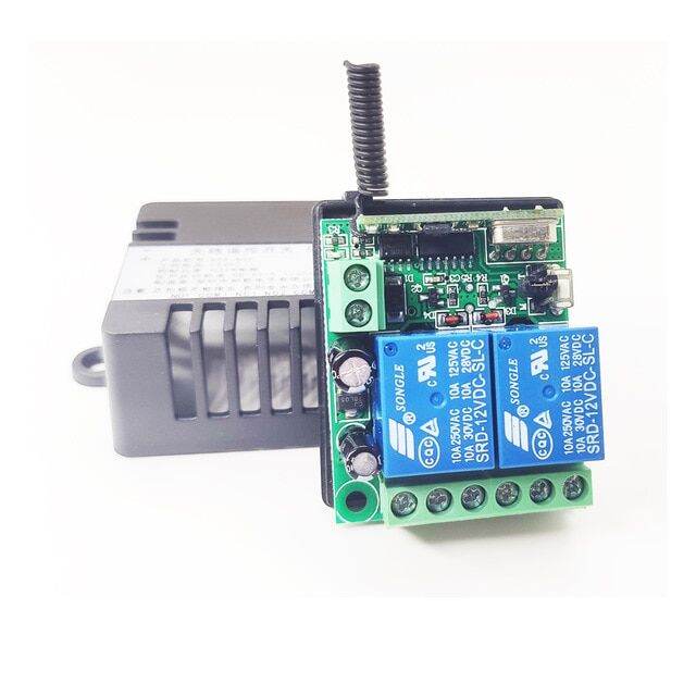 DC 12V/24V Wireless RF Remote Control Switch 433MHz Motor Forward ...