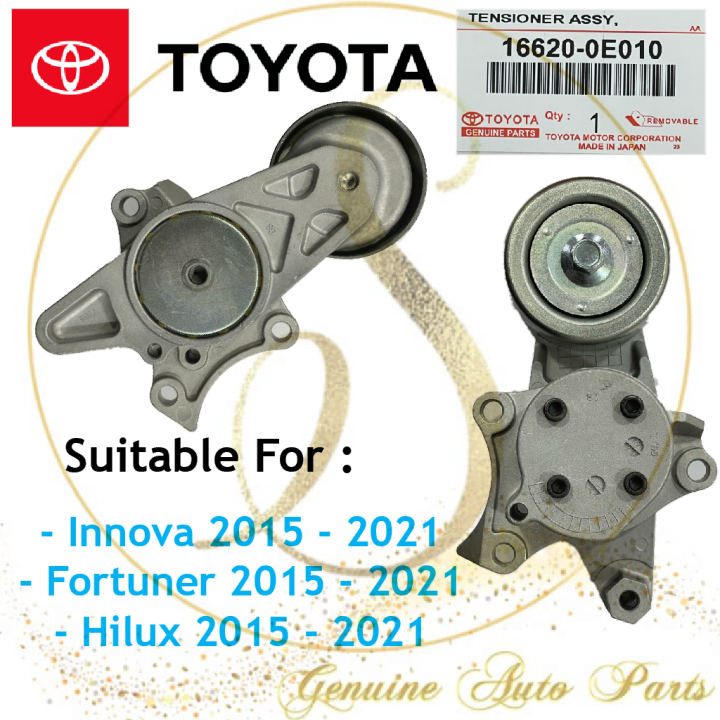 (100% ORIGINAL) TOYOTA FAN BELT TENSIONER INNOVA FORTUNER HILUX 16620 ...
