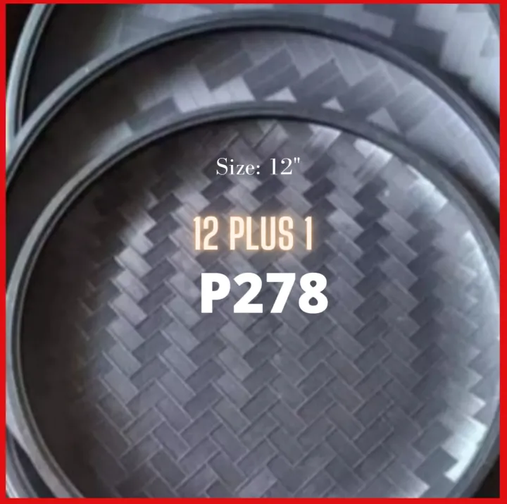 Moolah88 Plastic Bilao Black (12 PLUS 1) Size 12" | Lazada PH