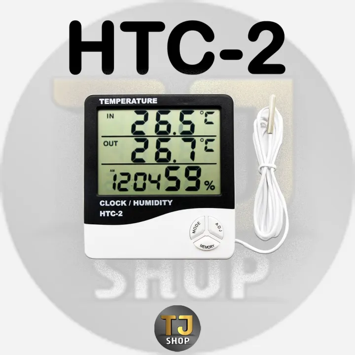 HTC-2 เครื่องวัดอุณหภูมิและความชื้น | Lazada.co.th