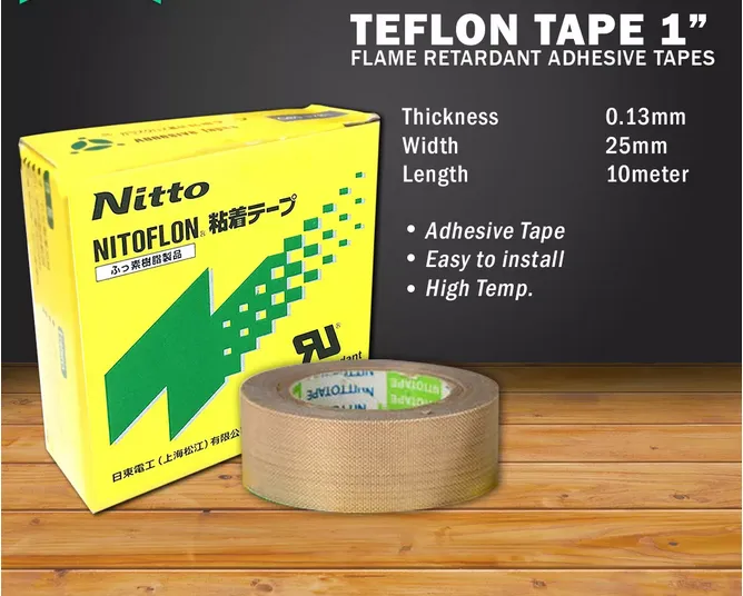 Nitto Nitoflon Adhesive Tapes Flame Retardant Teflon Tape 973UL-S 0 ...