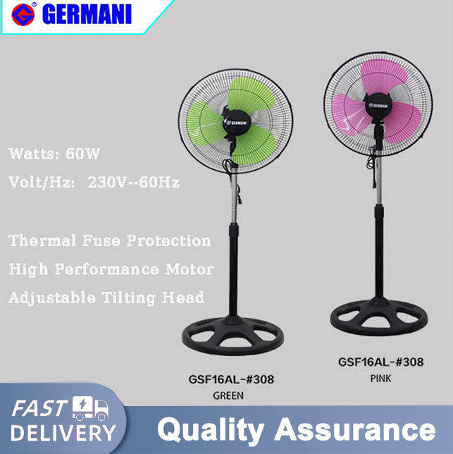 Germani High Performance Speed Plastic Fan Electric Stand Fan Plastic ...
