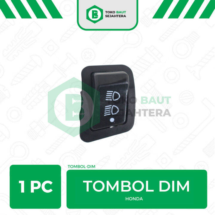 TOMBOL DIM 3 FUNGSI ON/OFF Revo/Vario 125 FI/Blade/Beat/Supra X/Scoopy ...
