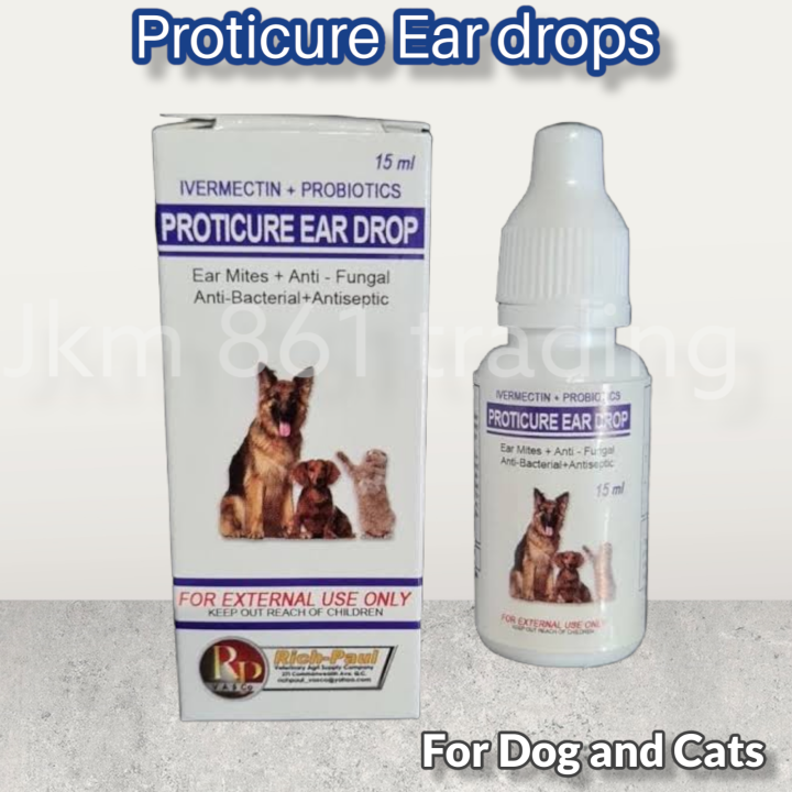 PROTICURE 15ML Ear Drops Antibacterial Insecticidal 15ml | Lazada PH