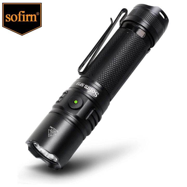 Sofirn SP35 Rechargeable LED Flashlight 21700 Type C 2A SST40 2200lm ...