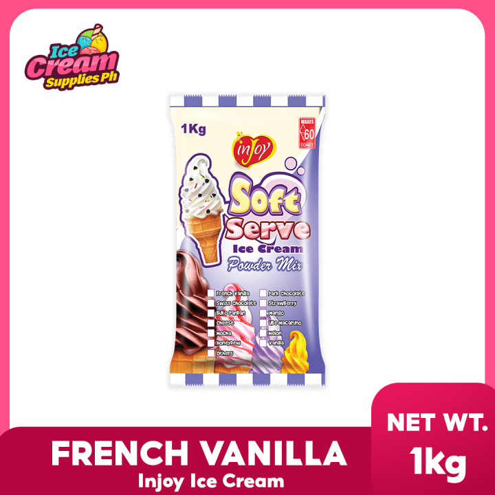 inJoy French Vanilla Soft Serve Ice Cream Powder 1kg | Lazada PH