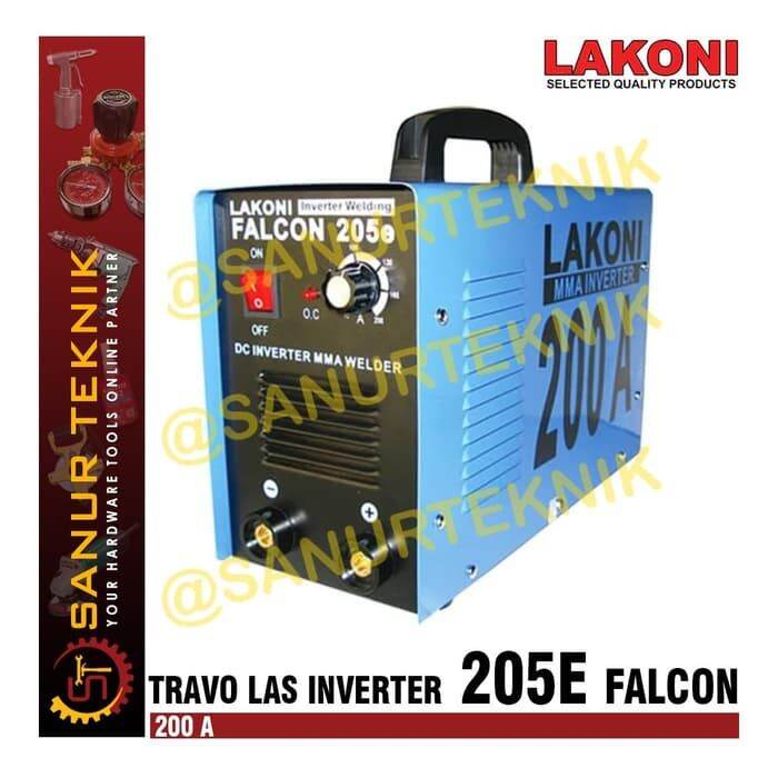 Travo Las Inverter/ Mesin Trafo Las Lakoni Falcon 205E/ 205 E | Lazada ...