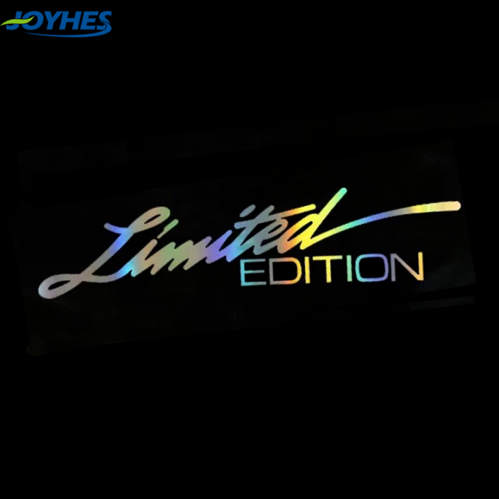 16*4cm Creative Car Stickers LIMITED EDITION English Sticker Fashion ...