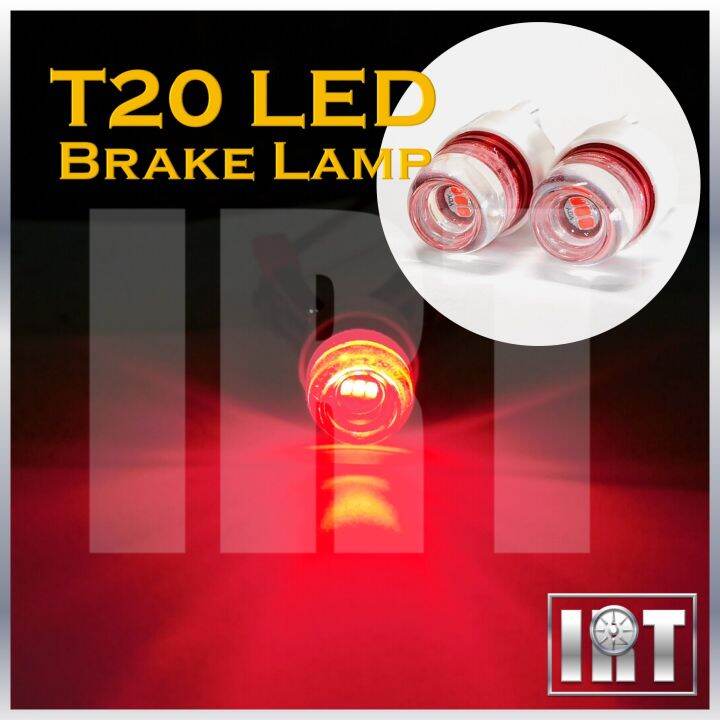 LED Brake T20 Red Light Bulb 2 Kaki Kereta Brek Lampu Mentol Lamp 1157 ...