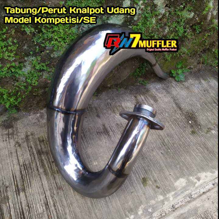 Tabung/perut knalpot udang ninja,udang fiz r,udang rx king,udang satria2tak,udang rgr,udang rxz ...