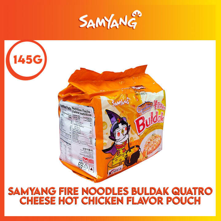 Samyang Fire Noodle Buldak 4 Cheese Buldak Hot Chicken Flavor Ramen ...