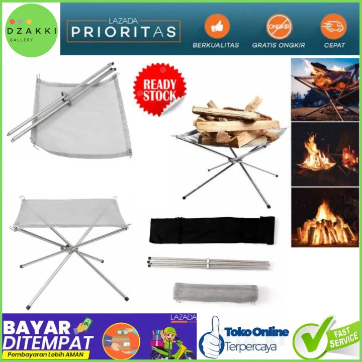 PROMO DIJAMIN ORI - Stand Api Unggun Portable Solid Fuel Camping Tool ...