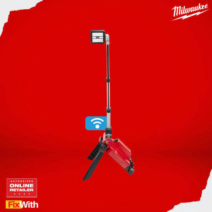 LED Remote Stand Light MILWAUKEE M18 ONERSAL-0 Lampu Kerja Tiang ...