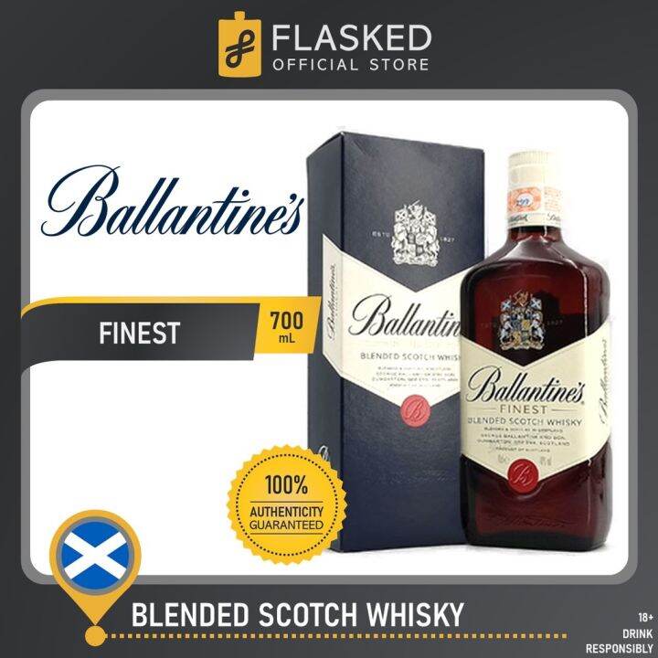 Ballantine's Finest Blended Scotch Whisky 700mL Ballantines | Lazada PH