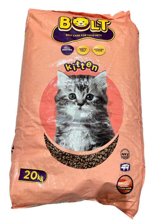Pakan Kucing - Bolt Kitten Salmon 20kg | Lazada Indonesia