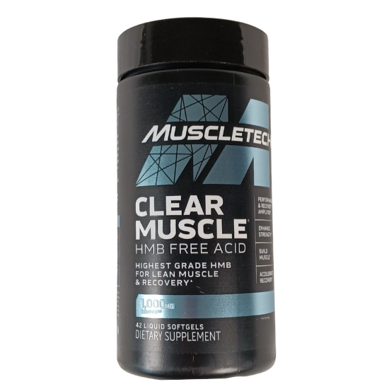 Muscletech Clear Muscle HMB Free Acid For Lean Muscle & Recovery 1 ...