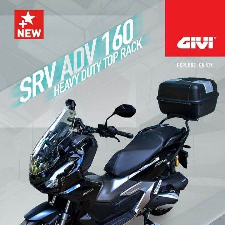 Bracket Honda Adv 160 dudukan behel handle guard rear carrier givi srv ...