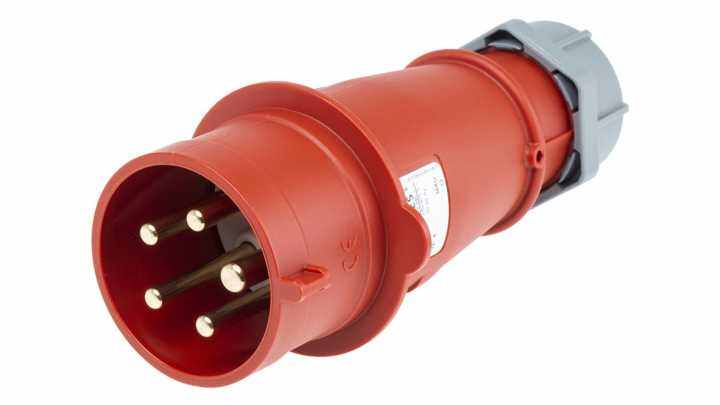 MENNEKES PLUG, MENNEKES 4, 32A, 5P, 400V, IP44, Industrial Plugs ...