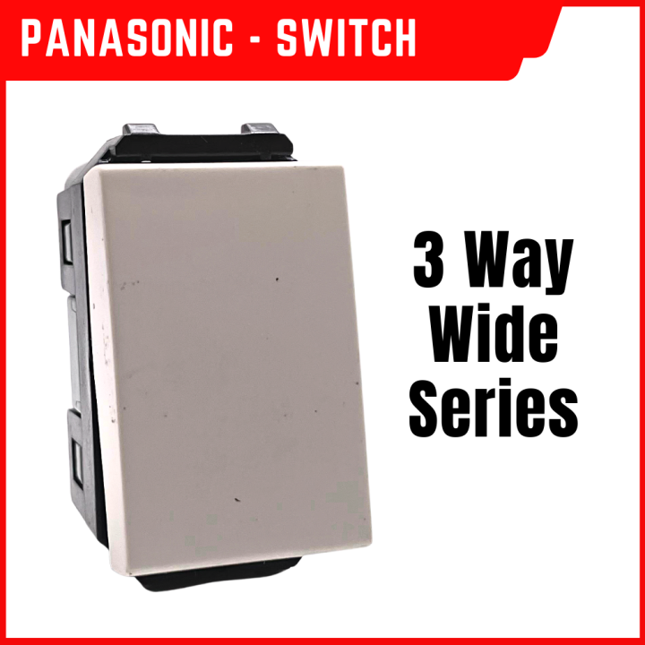 Panasonic Switch Wide Series (Available in 1 Way and 3 Way) | Lazada PH