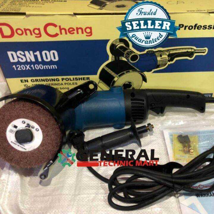 Mesin Gerinda Poles Grinding Polisher 120mm DSN100 DONGCHENG DSN 100 | Lazada Indonesia