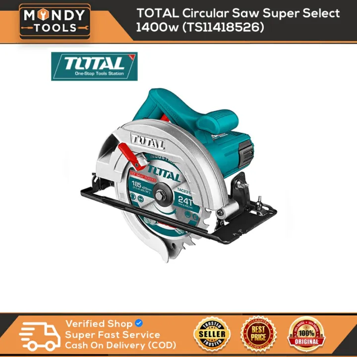 Total Circular Saw Super Select 1400w (TS11418526) (Original) | Lazada PH