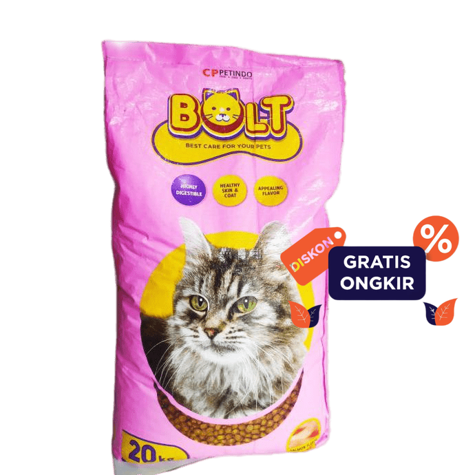 BOLT SALMON.MAKANAN KUCING KERING FRESPECK 1KG | Lazada Indonesia