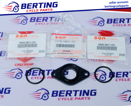 Suzuki SGP Manifold Insulator with 2 Oring Burgman Street 125 Genuine ...