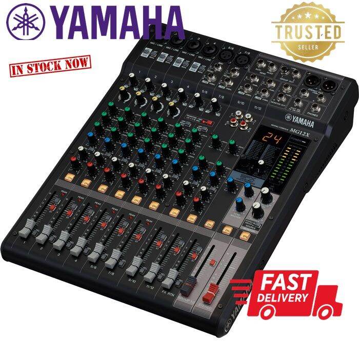 Yamaha Mixer Mixing Console MG12X 12 Channel Mixer with Effect (MG12X ...