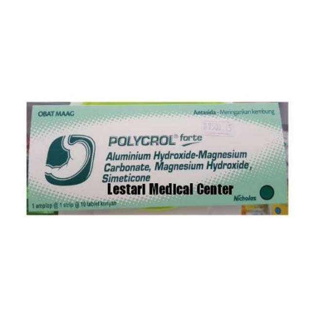 Polycrol Forte [ Strip / 10 Tablet] | Lazada Indonesia