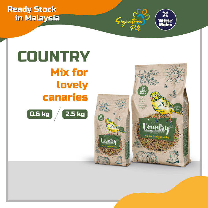 Witte Molen Country Canary Bird Food 600g & 2.5kg / Canary Bird Food ...